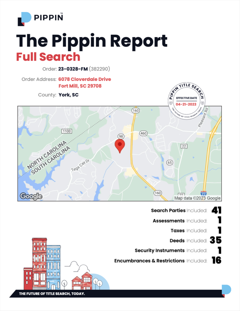 Residential Title Search | National Title Service | Pippin Title